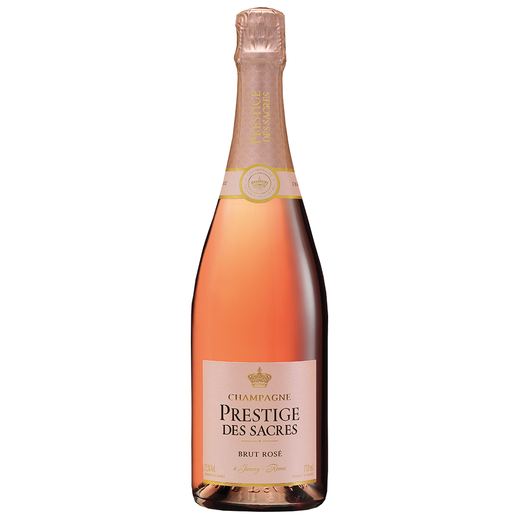 Champagne Prestige des Sacres Brut Rose (6 Bottle Case) | Kwoff